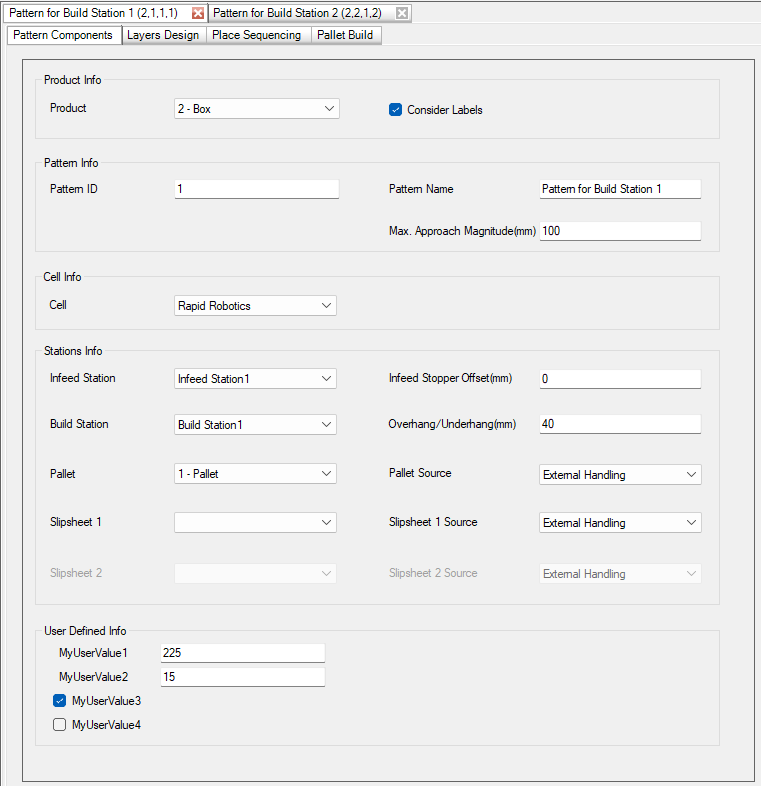 Palletsolver Pattern Specific User Defined Variables Yaskawa Motoman