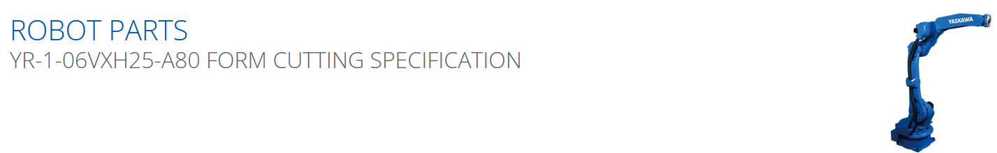 Parts YRC1000 GP25 YR-1-06VXH25-A80 Manipulator and Controller ...