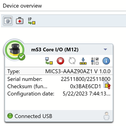 Steps to backup and restore a Sick Area Scanner – Yaskawa Motoman