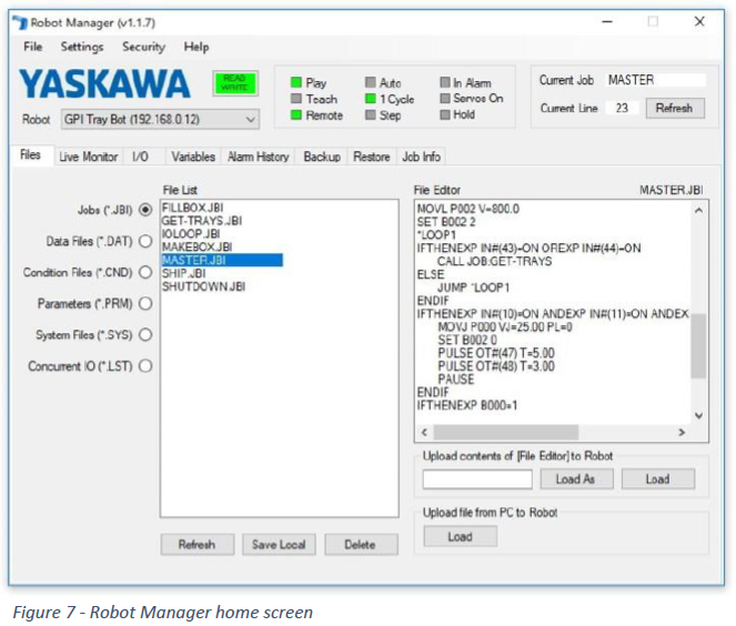 Remote Operations with Yaskawa Motoman Robots – Yaskawa Motoman