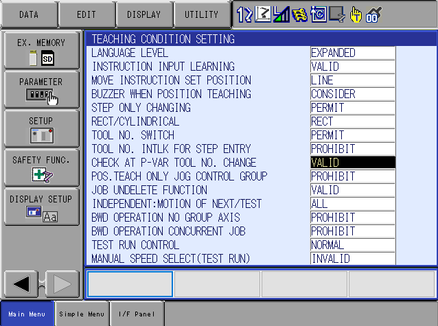 Multiple Tool, Tool Interlock, & P-Var Tool Check – Yaskawa Motoman